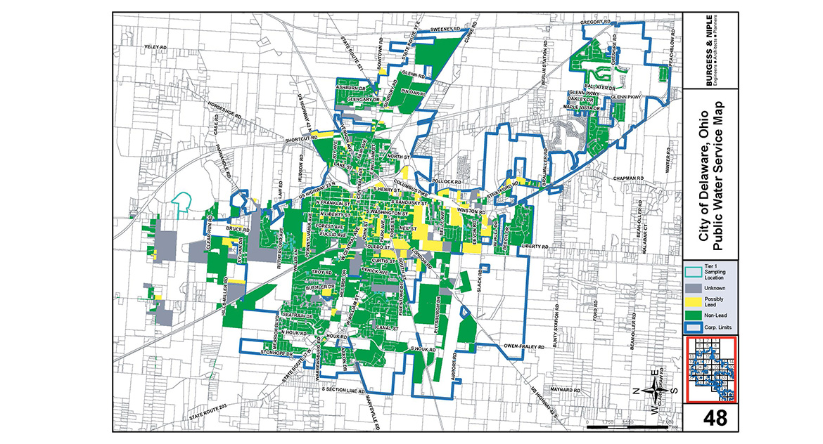 Lead Service and Fixture Line Mapping | Burgess & Niple