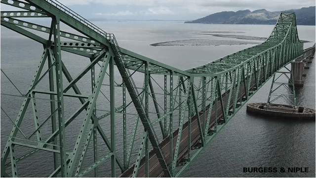 Bird’s Eye View of the Astoria-Megler Bridge | Burgess & Niple